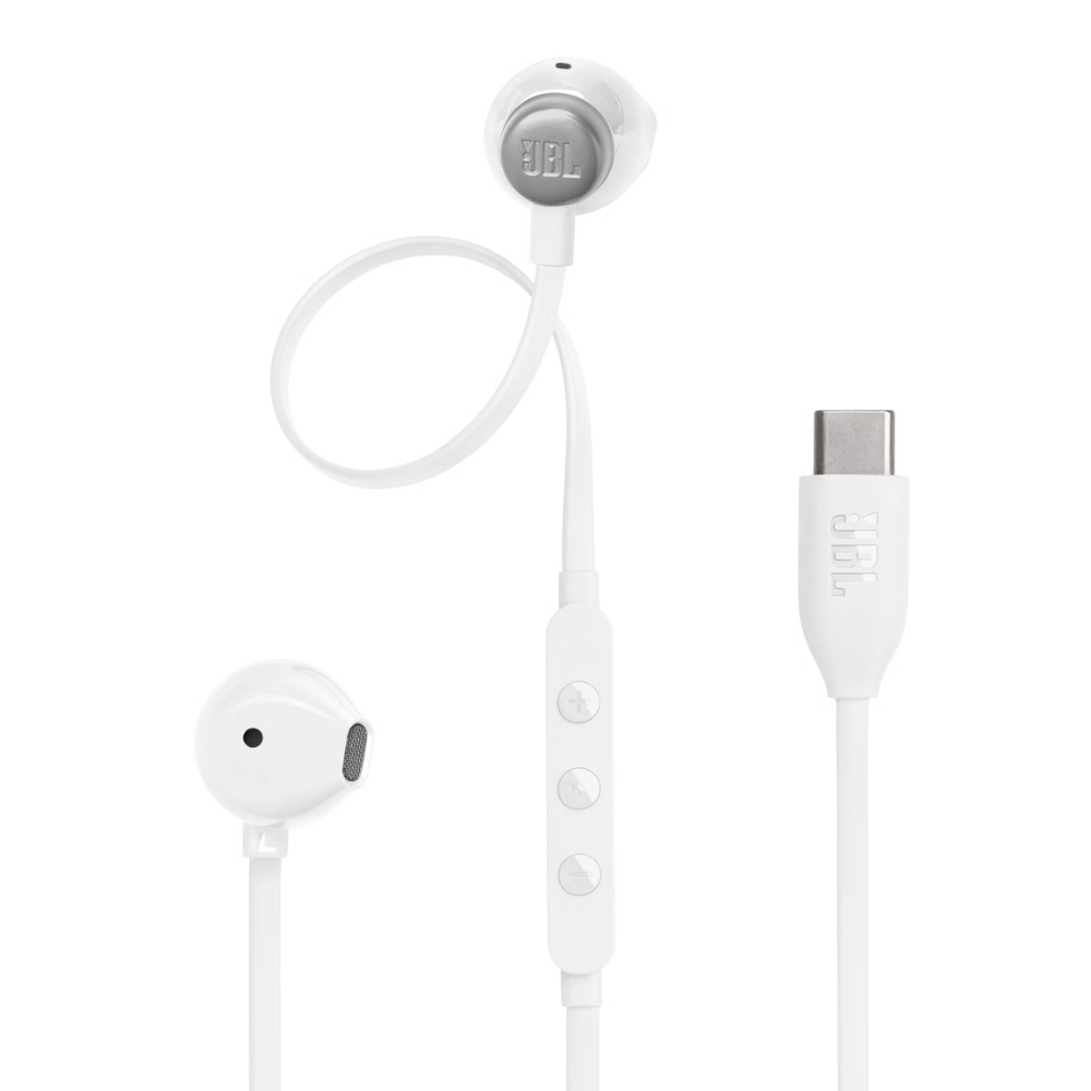 אוזניות JBL Tune T310C Type-C - צבע לבן שנה אחריות ע"י - יבואן הרשמי– K.B.V