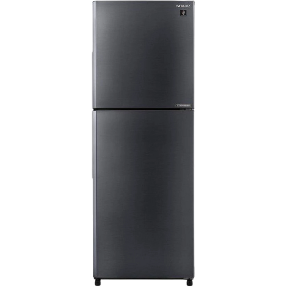 מקרר מקפיא עליון 360 ליטר נטו Sharp SJ-2236-DS - גימור נירוסטה מושחרת ...